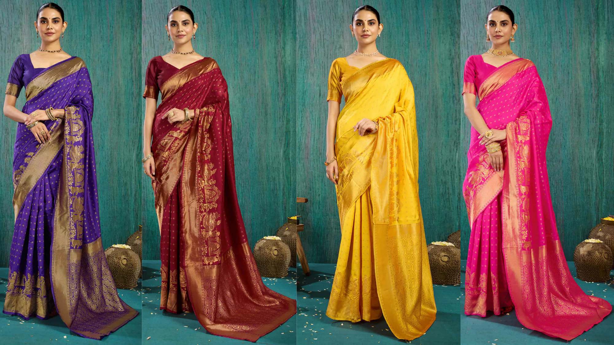 5 Sarees For Winter Wedding: Trending Now – Sudathi