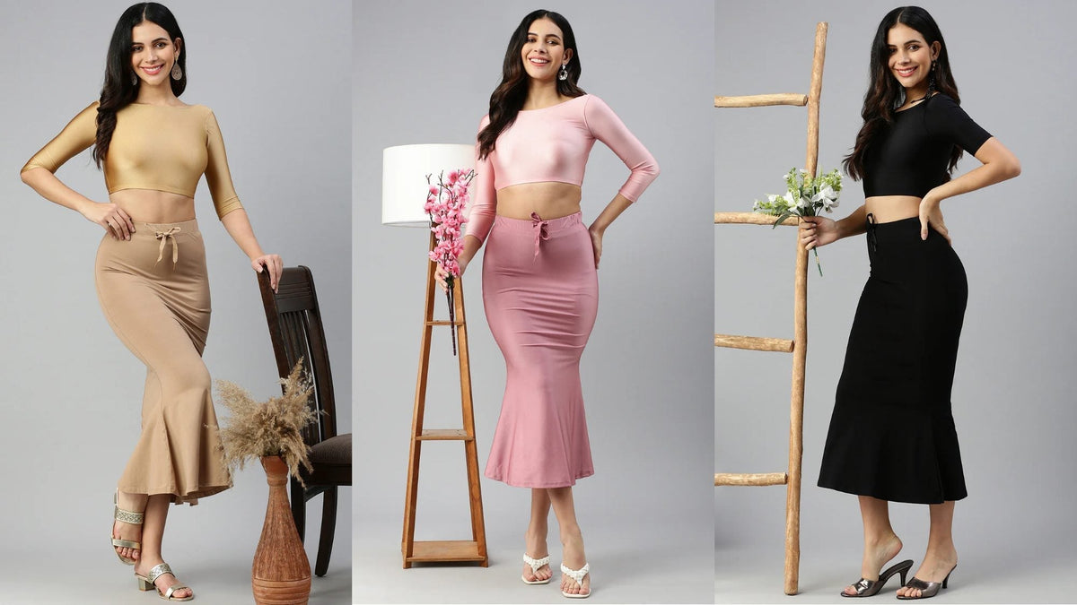 How To Wear Saree With Petticoat Shapewear – Sudathi