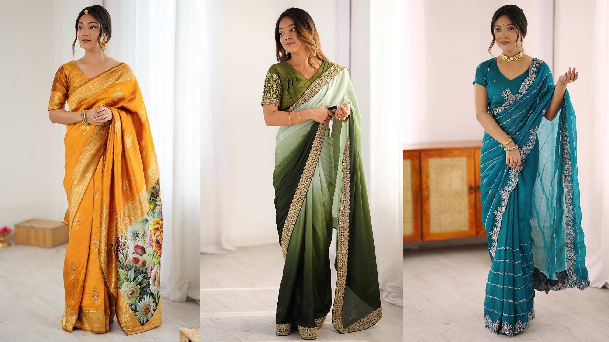 Sarees for Navratri Nights: Your Complete Color Guide – Sudathi